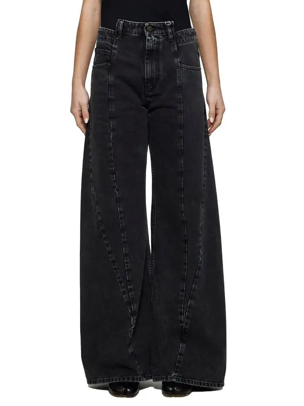 MAISON MARGIELA Black Decortiqué Jeans