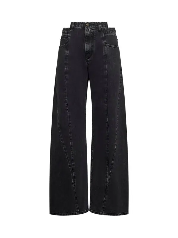 MAISON MARGIELA Black Decortiqué Jeans - Multicolor