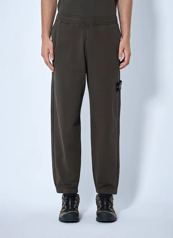 Stone Island Elasticated Waistband Joggers - Green