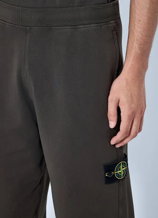 Stone Island Elasticated Waistband Joggers - Green