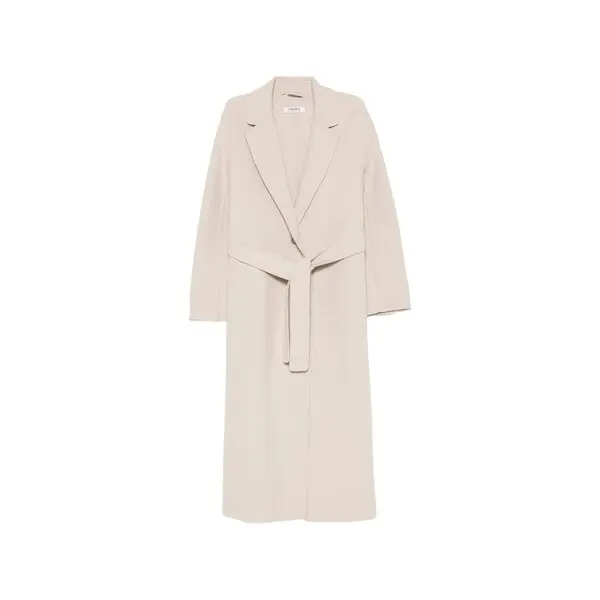 Max Mara Virgin Wool Coat - Cream