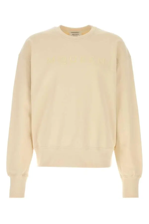 Alexander McQueen Cream Cotton Sweatshirt