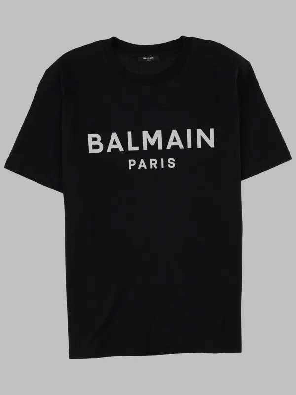 Balmain T-shirt Con Stampa Logo