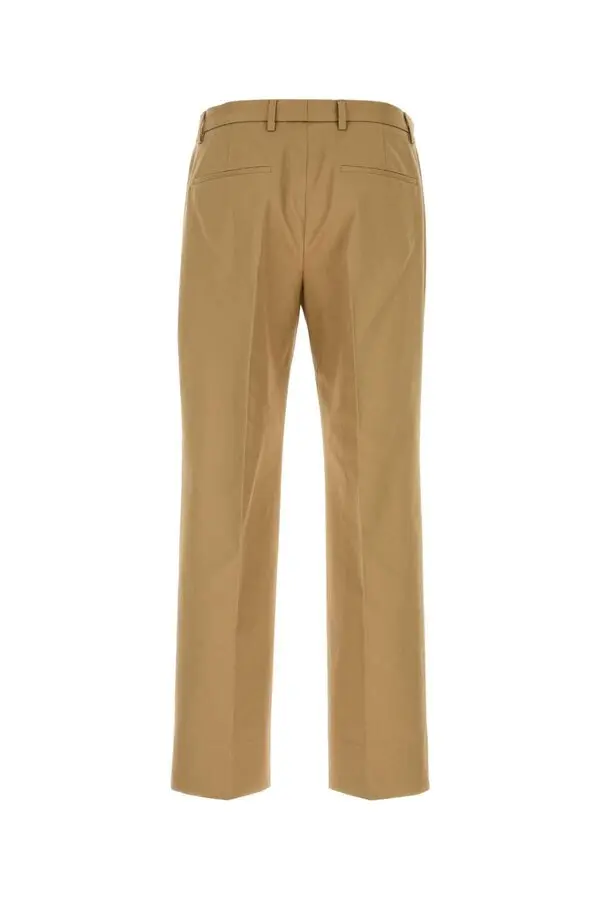 Gucci Beige Cotton Pant - Brown
