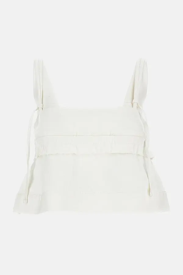 Sacai Denim Camisole - Multicolor
