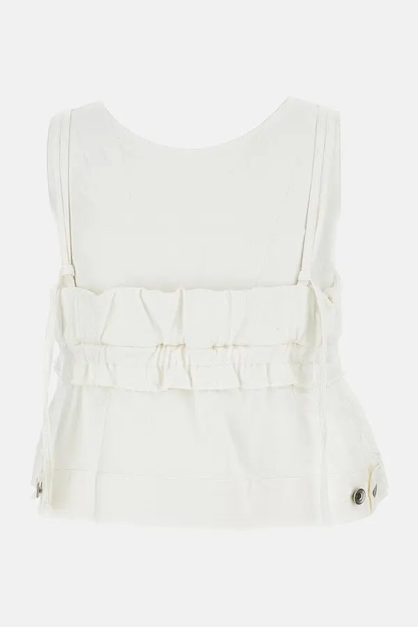 Sacai Denim Camisole - Multicolor