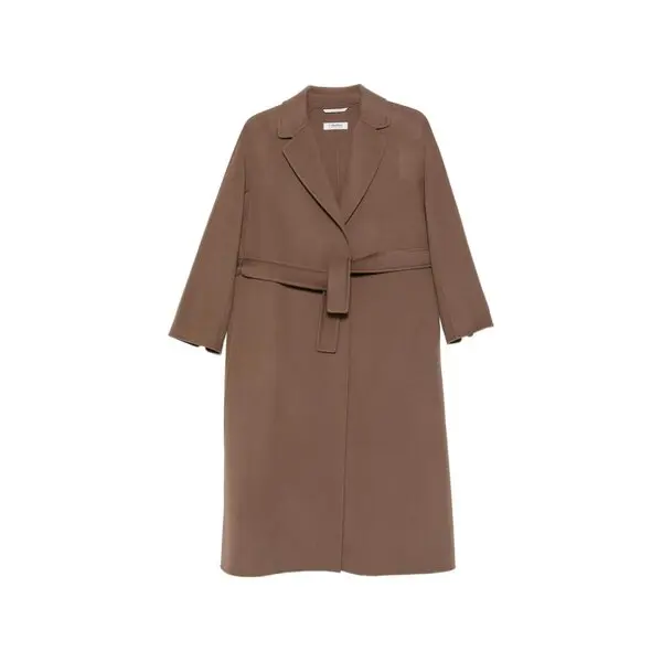 Max Mara Coats Single Breasted Coats - Brown