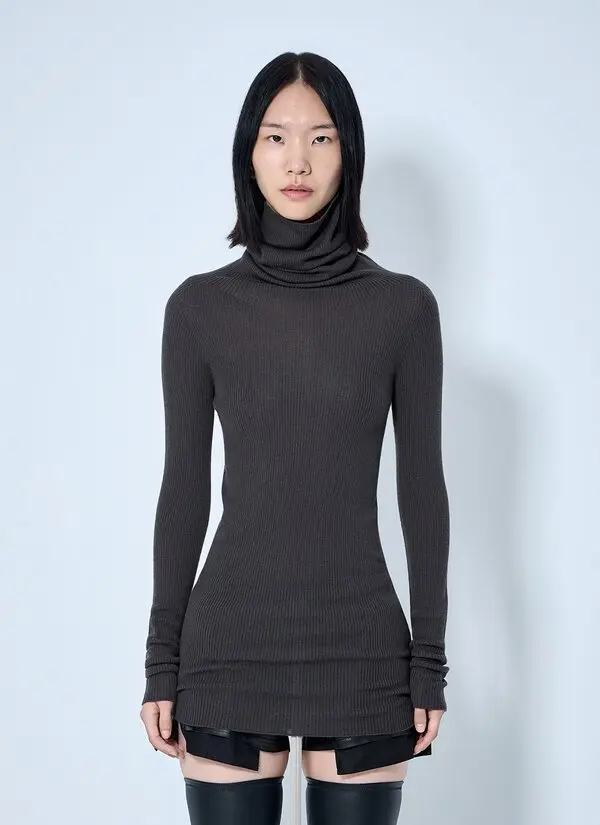 Rick Owens Ls Tube Top - Gray