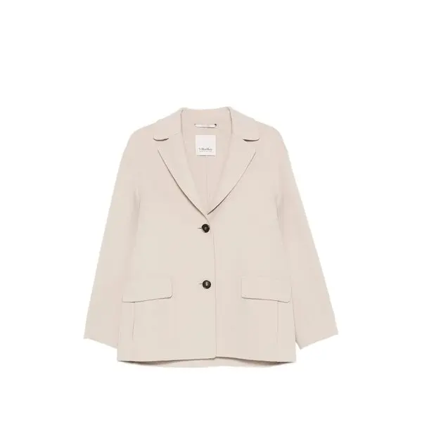 Max Mara Neutrals Coats Single Breasted Coats