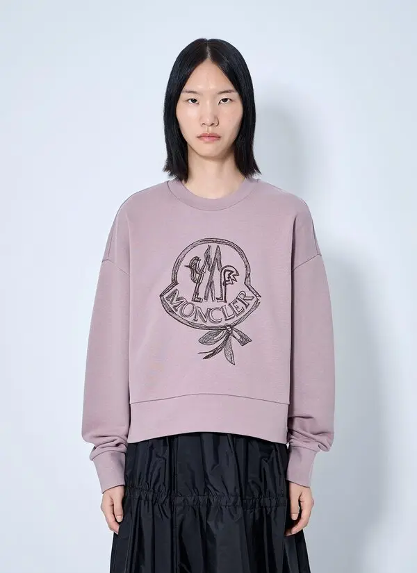 Moncler Logo Embroidered Sweatshirt