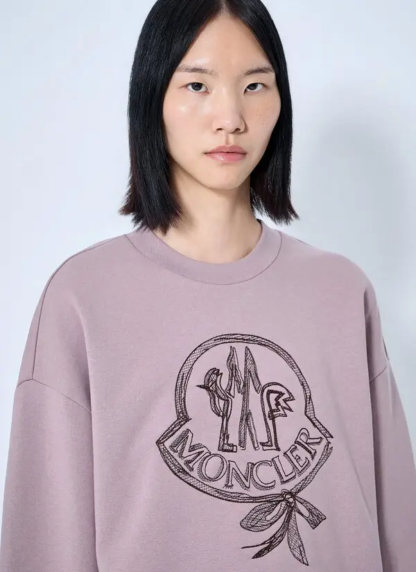 Moncler Logo Embroidered Sweatshirt