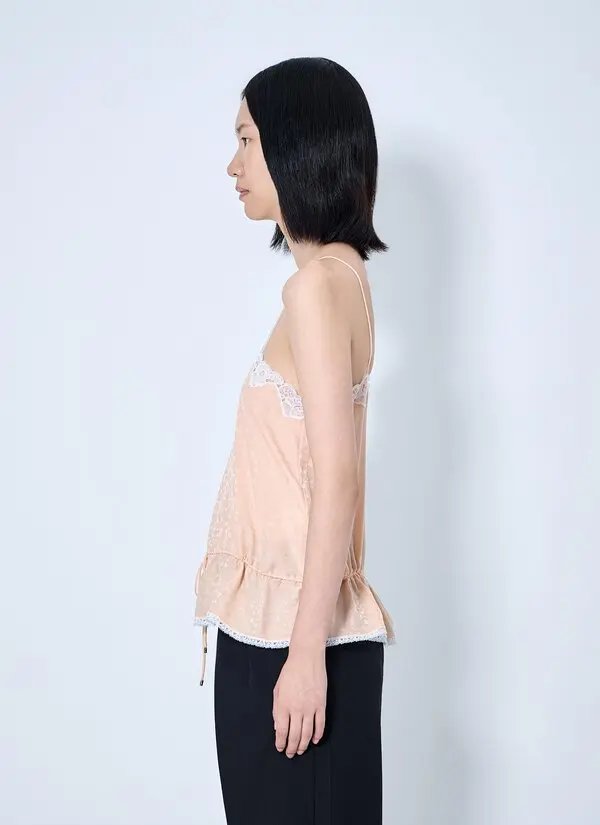 Chloé Lace Trim Camisole Top