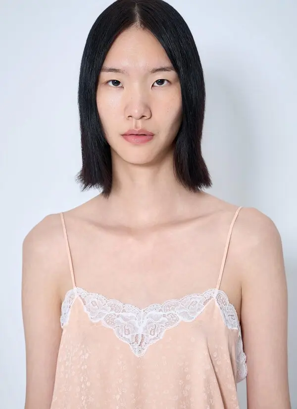 Chloé Lace Trim Camisole Top