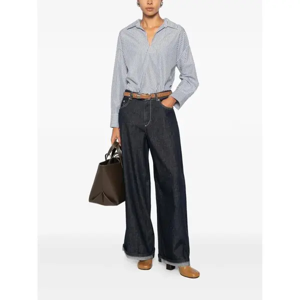 Max Mara Denim Wide-leg Jeans
