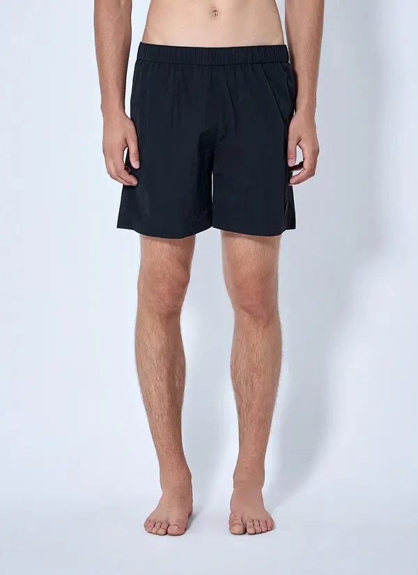 Moncler Elasticated Waist Swim Shorts - Black