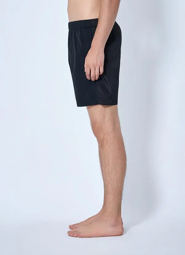 Moncler Elasticated Waist Swim Shorts - Black