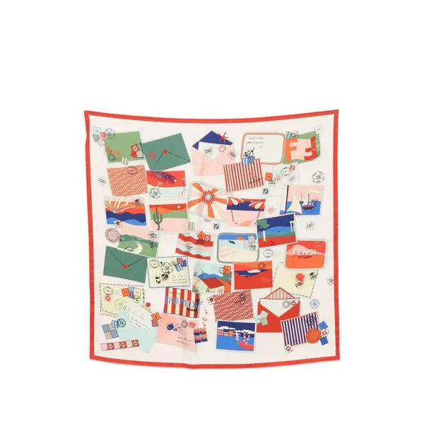 Fendi Neutrals Scarves