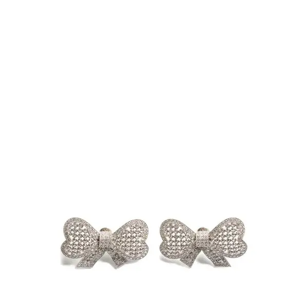 Valentino Garavani Metal Stud Closure Earrings - Silver