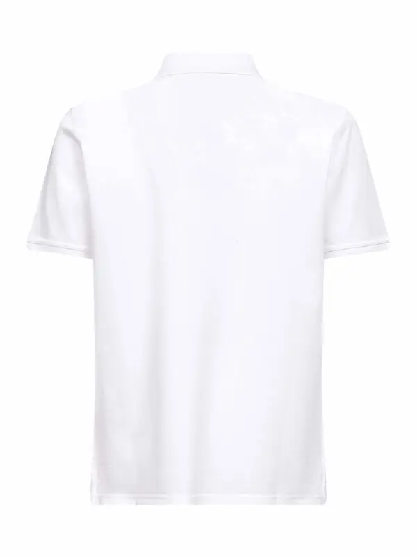 Givenchy White Cotton Piqué Paris Polo Shirt