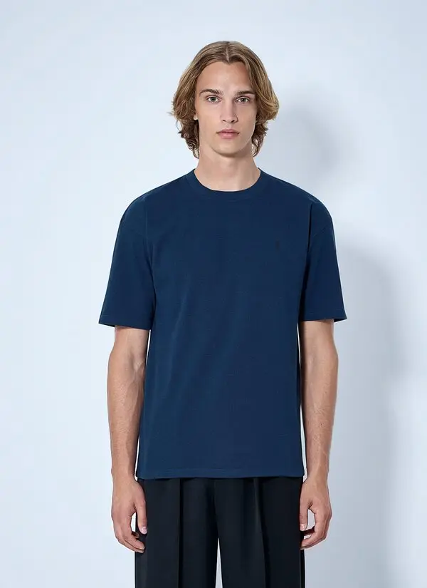 Saint Laurent Cassandre Oversized T-shirt - Blue