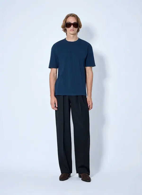 Saint Laurent Cassandre Oversized T-shirt - Blue