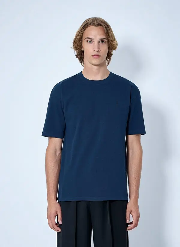 Saint Laurent Cassandre Oversized T-shirt - Blue
