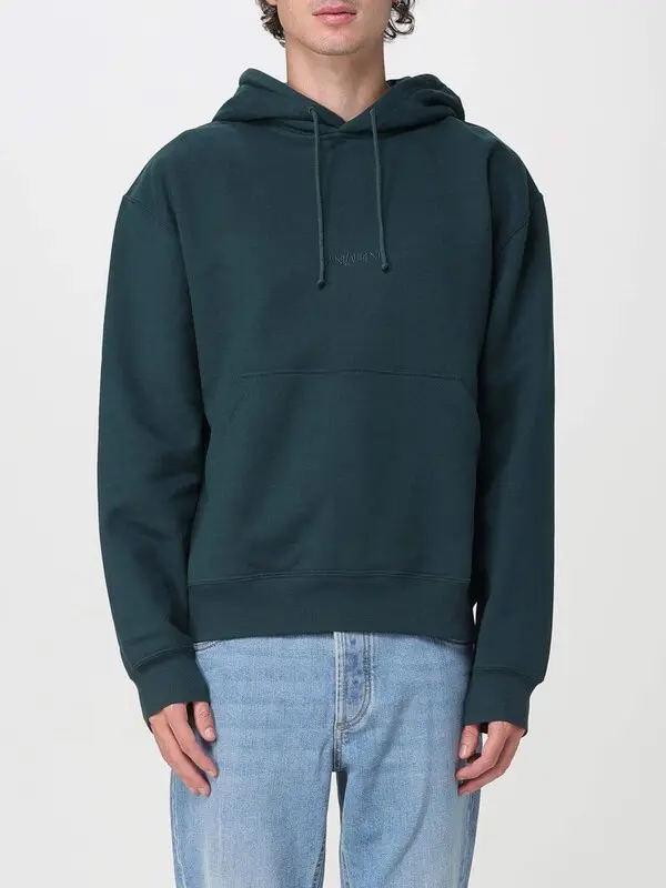 Saint Laurent Cotton Hoodie - Green