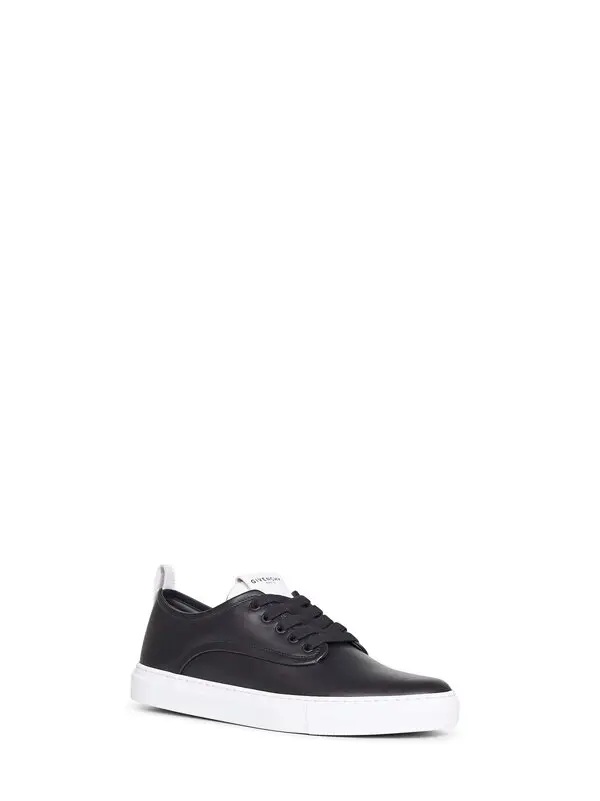Givenchy Black Calf Leather New City Sneakers - Multicolor