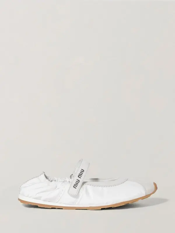 Miu Miu Ballet Flat - White