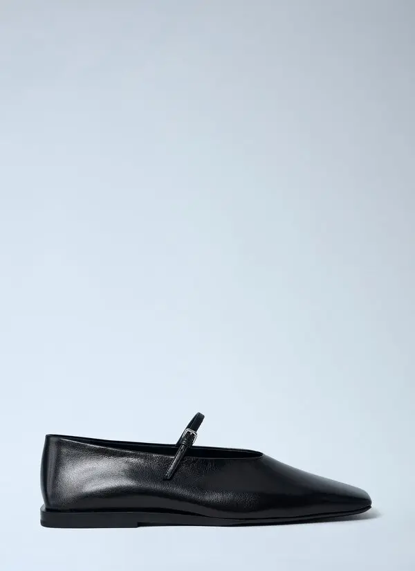 JIL SANDER Leather Flat Shoes