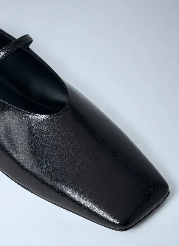 JIL SANDER Leather Flat Shoes