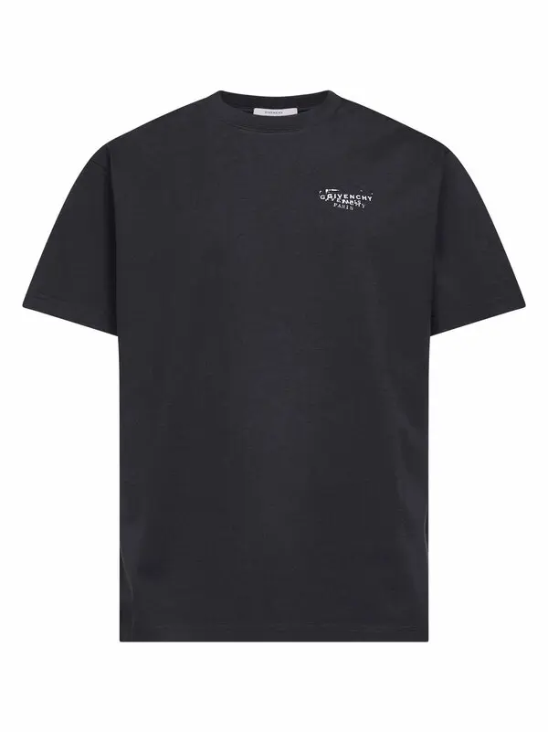 Givenchy Black Stamp Print T-shirt