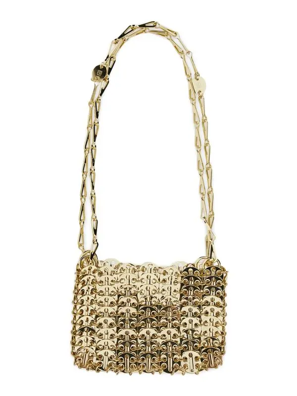 Rabanne Iconic 1969 Nano Shoulder Bag - Gold