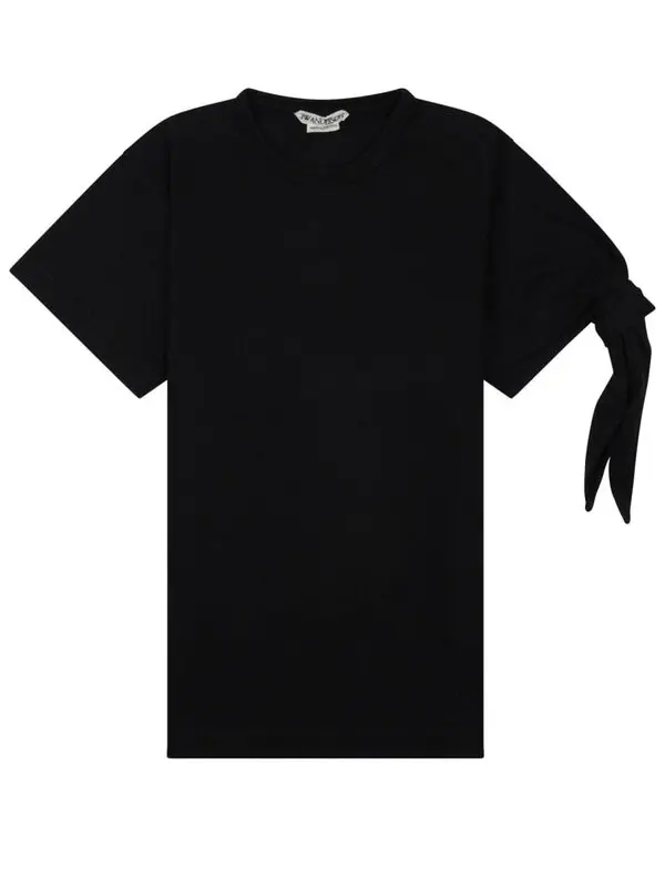 JW Anderson Knot Detailed T-shirt - Black