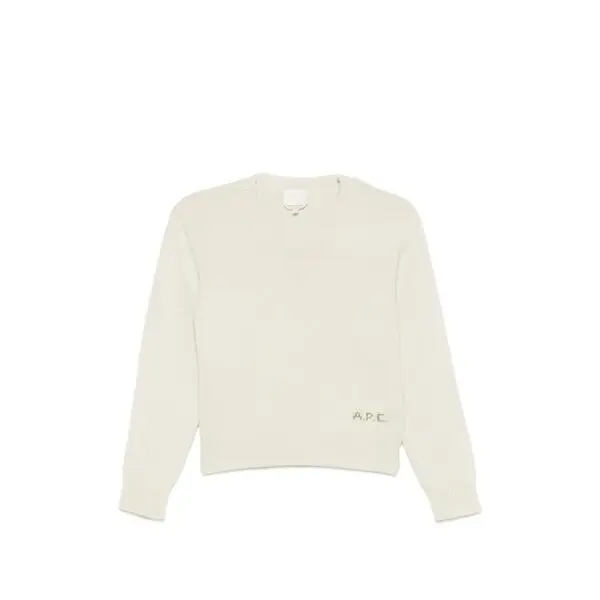 A.p.c. Neutrals Knitwear Jumpers - Cream