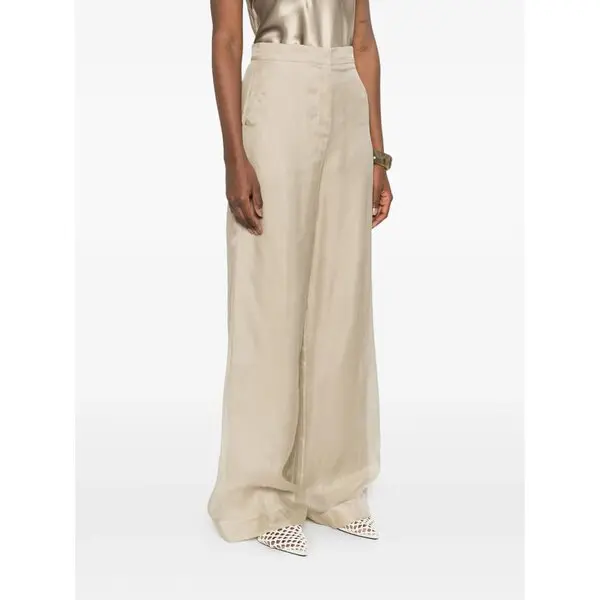 Max Mara Neutrals Trousers Tailored Trousers