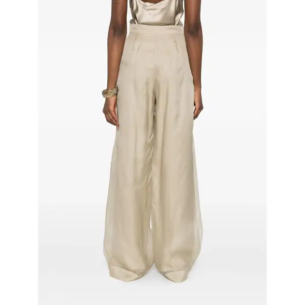 Max Mara Neutrals Trousers Tailored Trousers