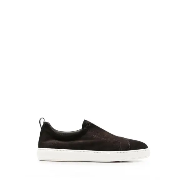 Santoni Trainers Slip-ons - Brown