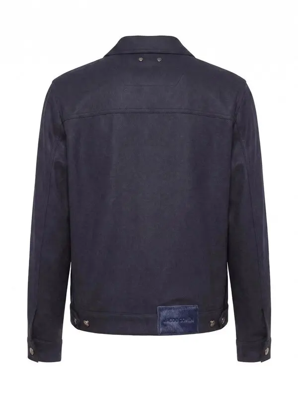 Jacob Cohen Wool Trucker Jacket - Multicolor