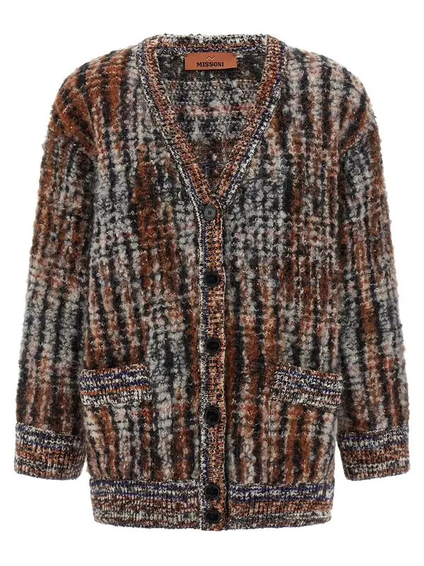 Missoni Bouclé Wool Cardigan - Multicolor