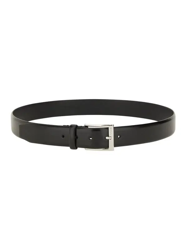 BOSS Elloy Leather Belt - Black