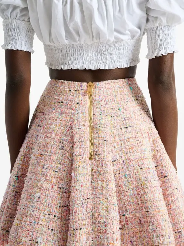 Balmain Tweed Mini Skirt