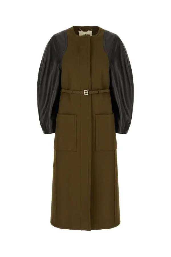 Fendi Clothing Coats - Multicolor