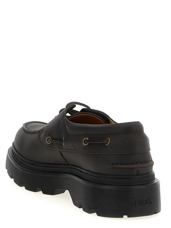 TOD'S Leather Boat Shoe