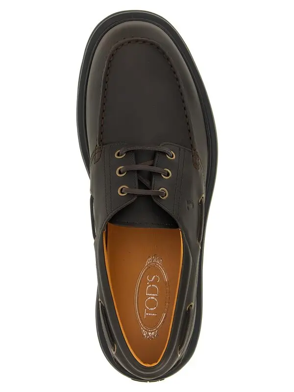 TOD'S Leather Boat Shoe
