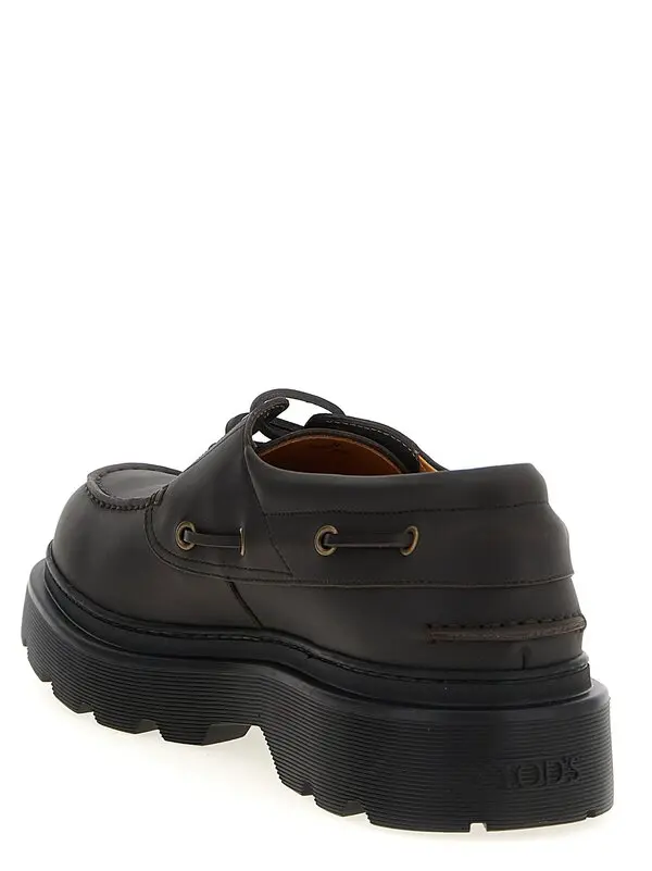 TOD'S Leather Boat Shoes