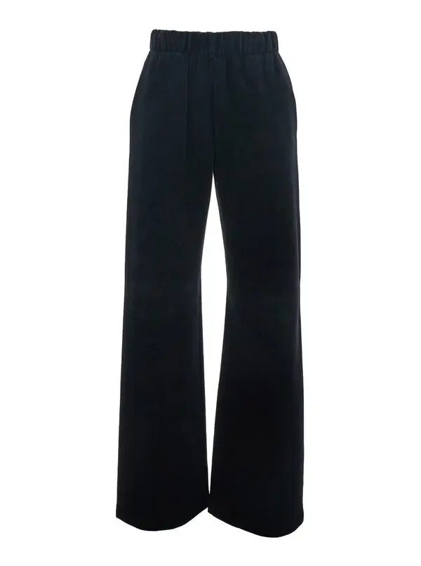 GOLDEN GOOSE Black Jogger Pants With Elastic Waistband In Cotton Blend - Multicolor