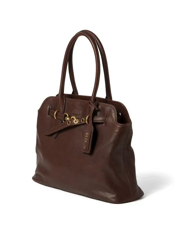Miu Miu Aventure Medium Leather Handbag