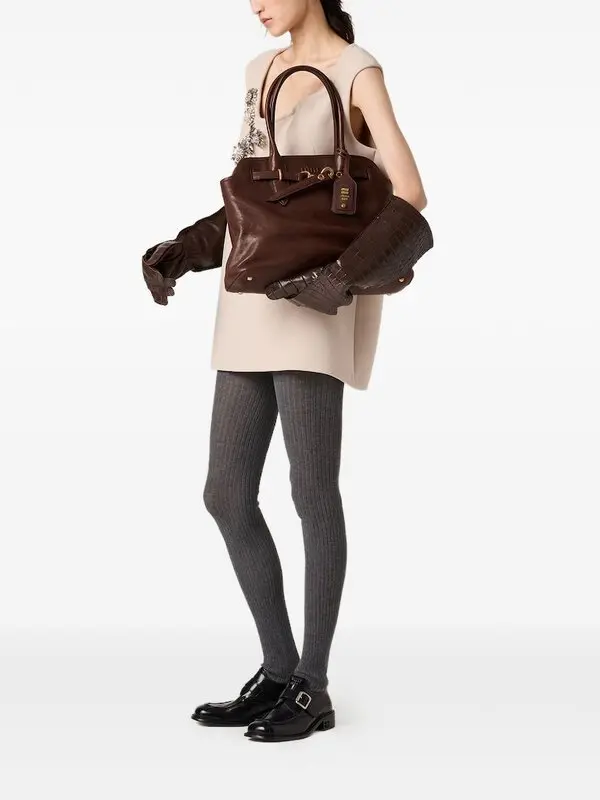 Miu Miu Aventure Medium Leather Handbag