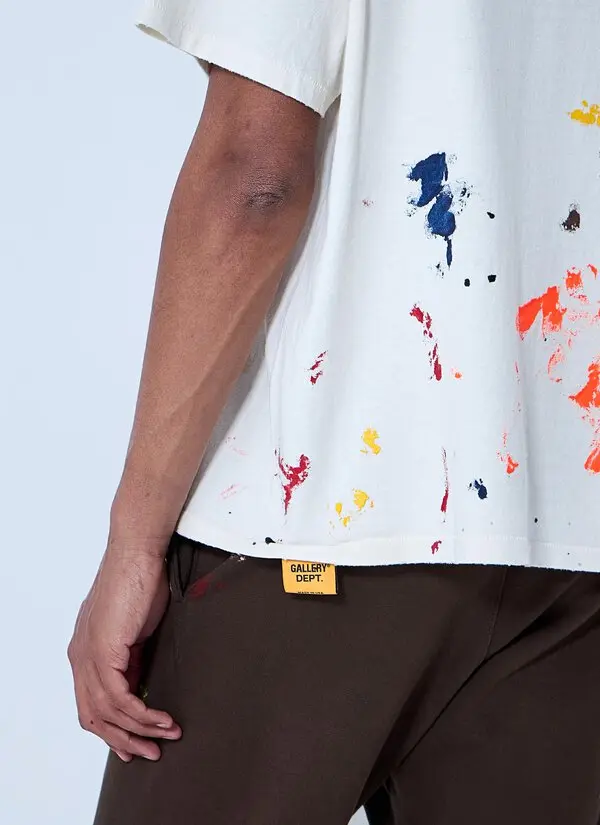 GALLERY DEPT. Abstract Print Cotton T-shirt